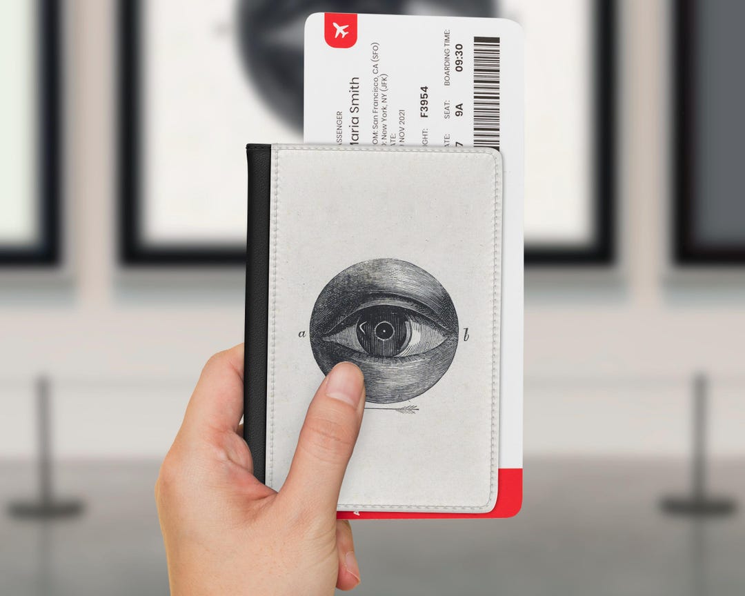 Isaac Weissenbruch Eye Art Passport Cover: Travel Wallet - Etsy