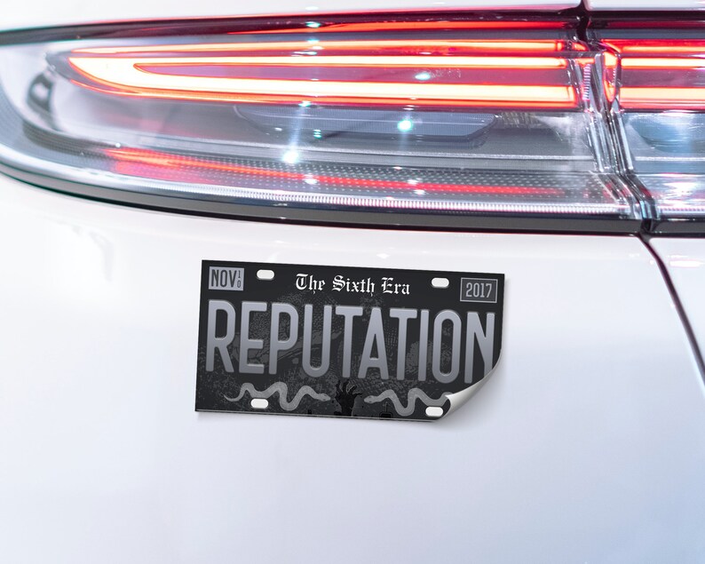 Reputation Bumper Sticker, Car Decal. the Eras Tour Merch, Car Vinyl ...