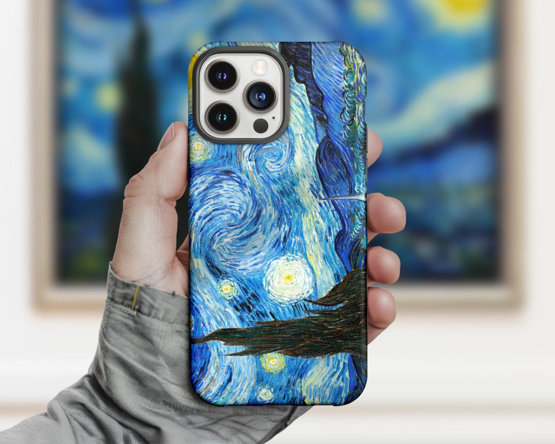 Van Gogh Starry Night iPhone Case: Iconic Art Phone Cover - Etsy
