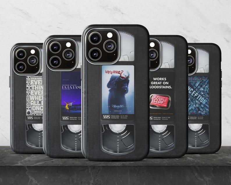 Custom Movie Poster VHS Tape iPhone Case - Etsy