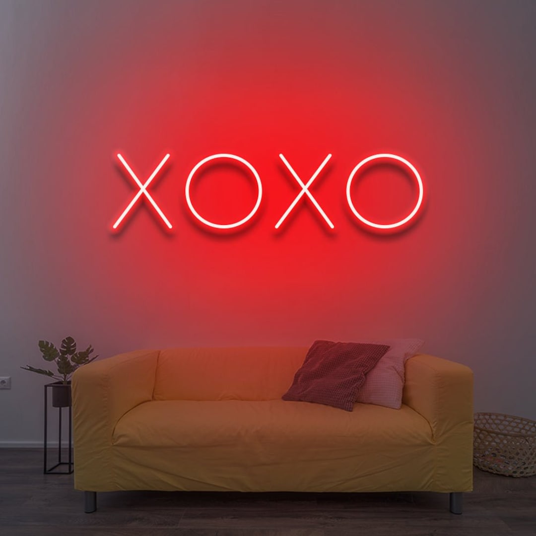 Neon Sign XOXO - Etsy