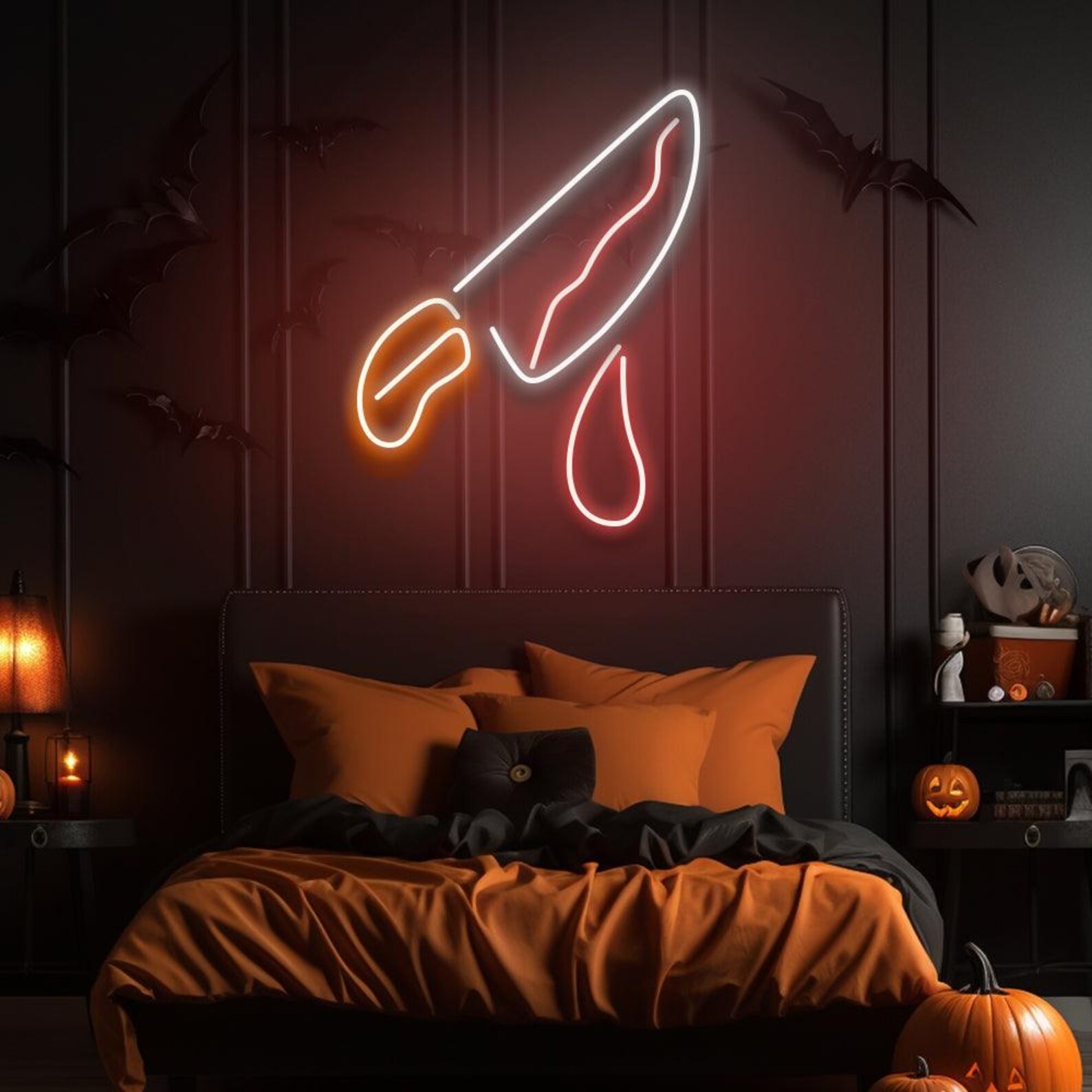 Knife LED Neon Sign - Etsy