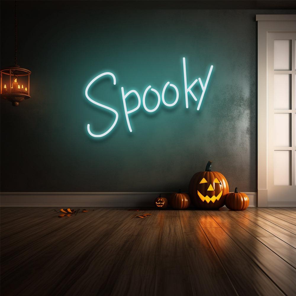 Spooky LED Neon Sign - Etsy