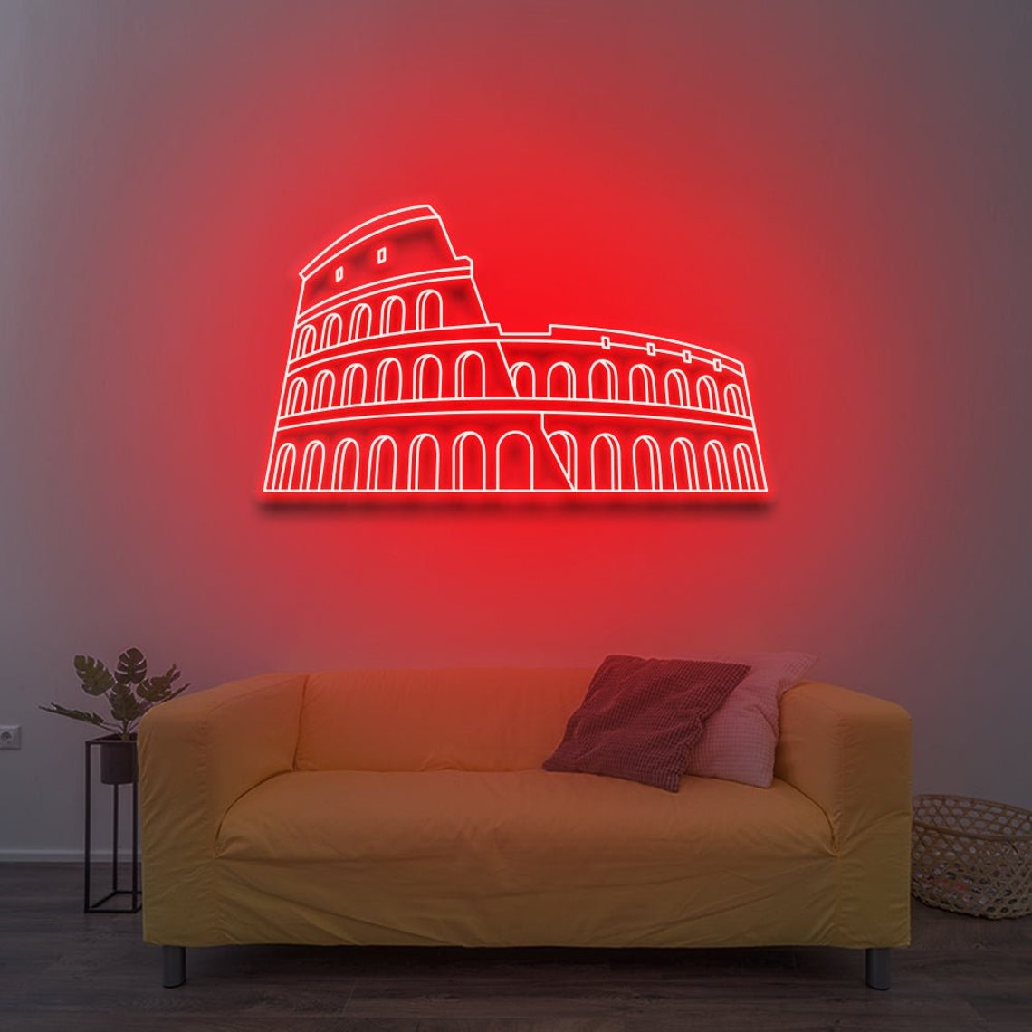 Neon Sign Colosseum - Etsy