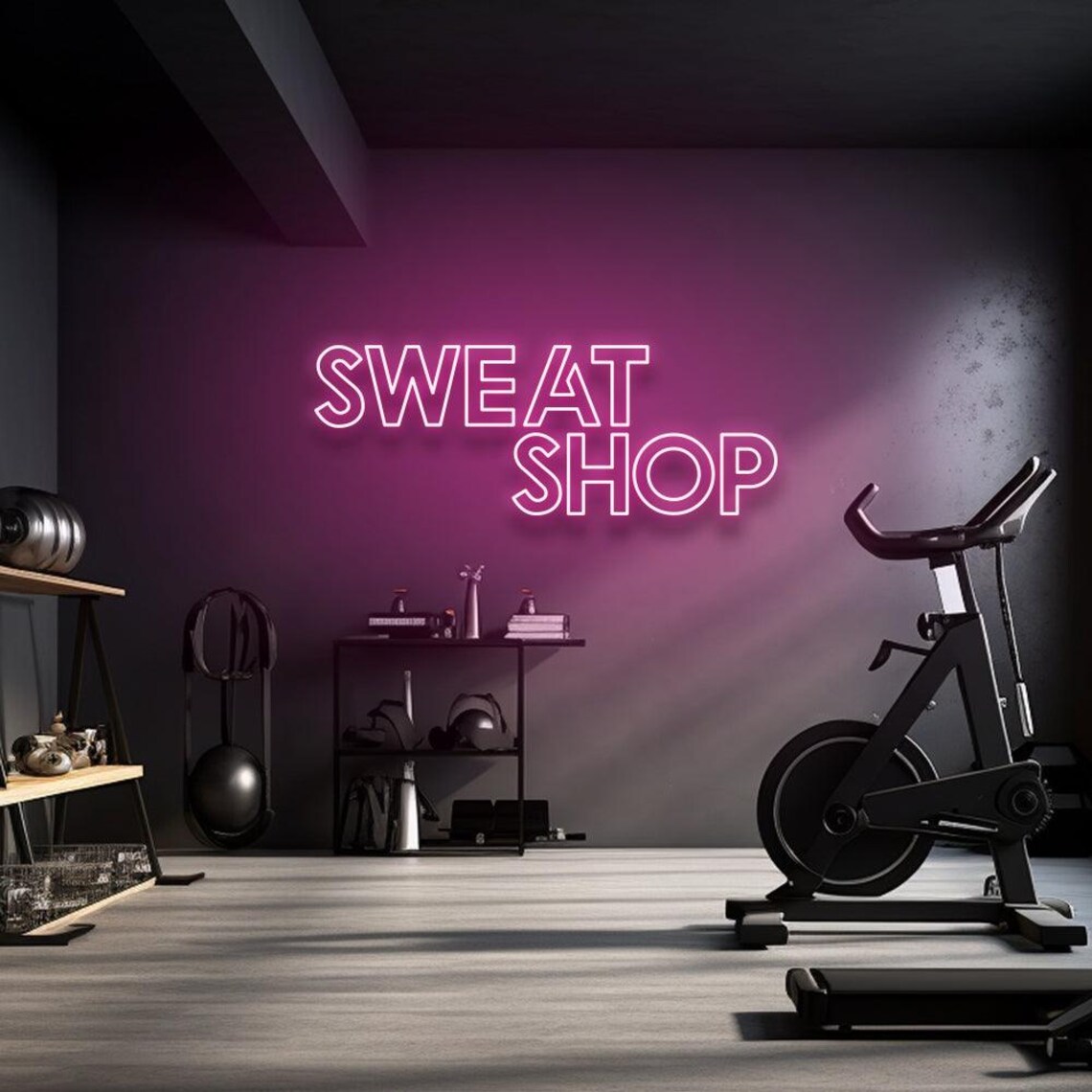 Sweat Shop LED Neon Sign - Etsy