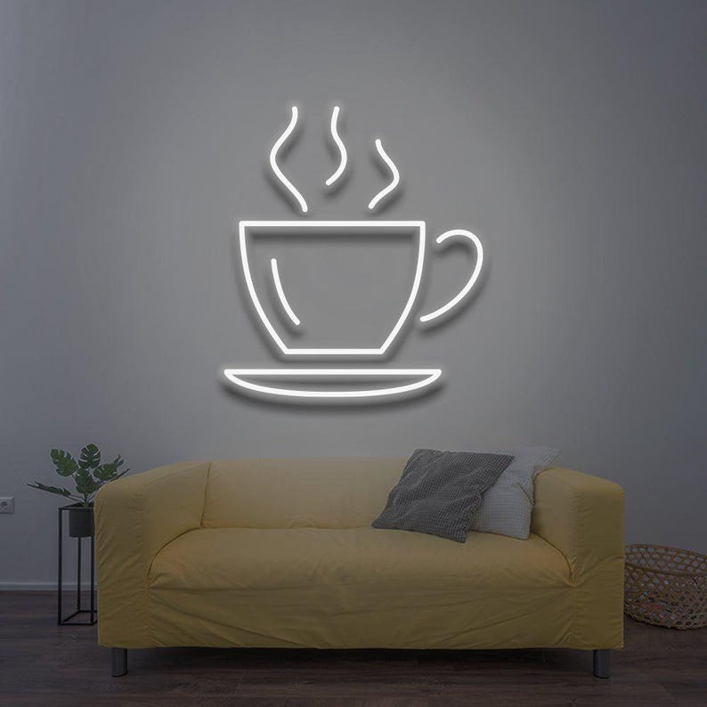 Cup - LED Neon Sign - Etsy