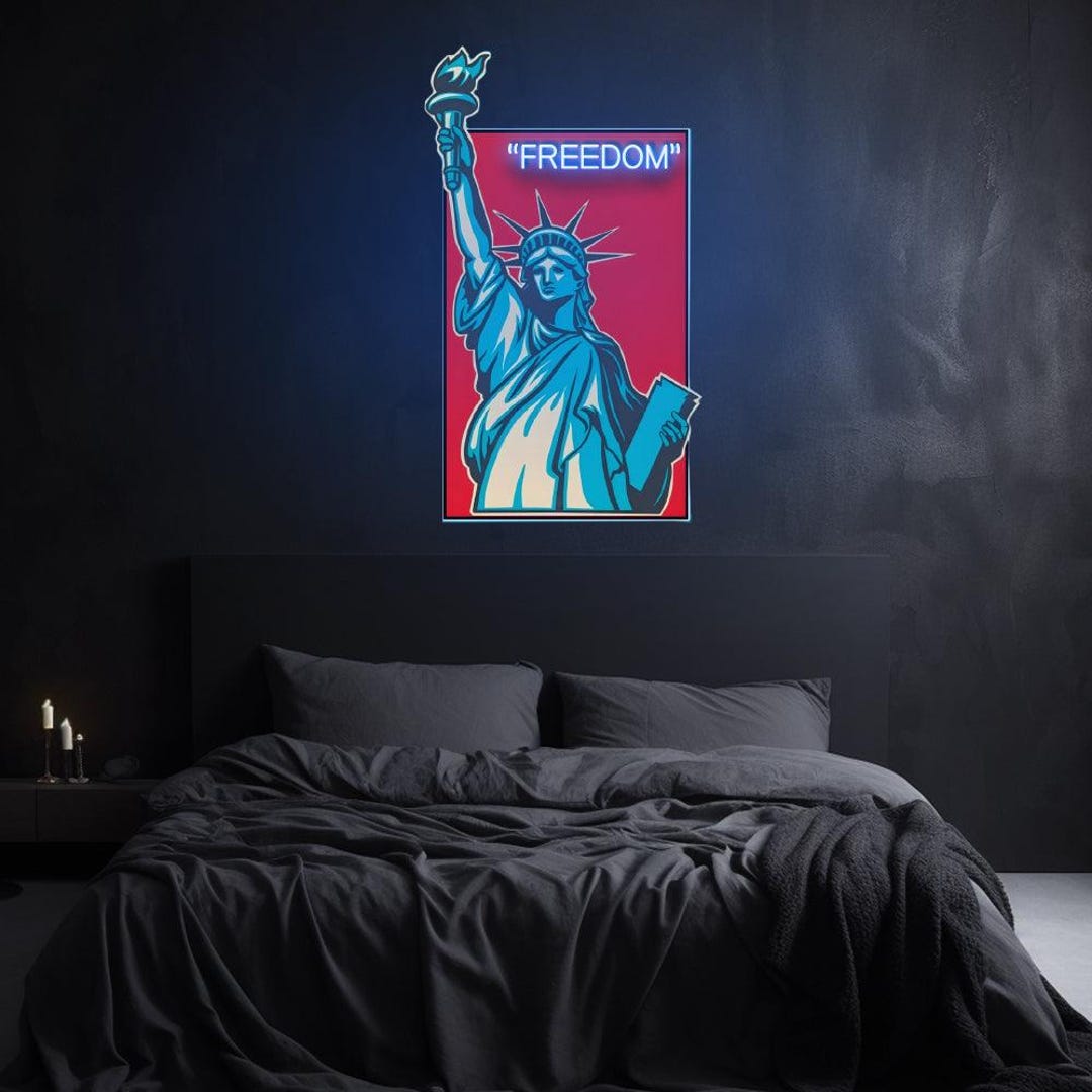 Statue of Liberty - LED Neon Sign - Etsy