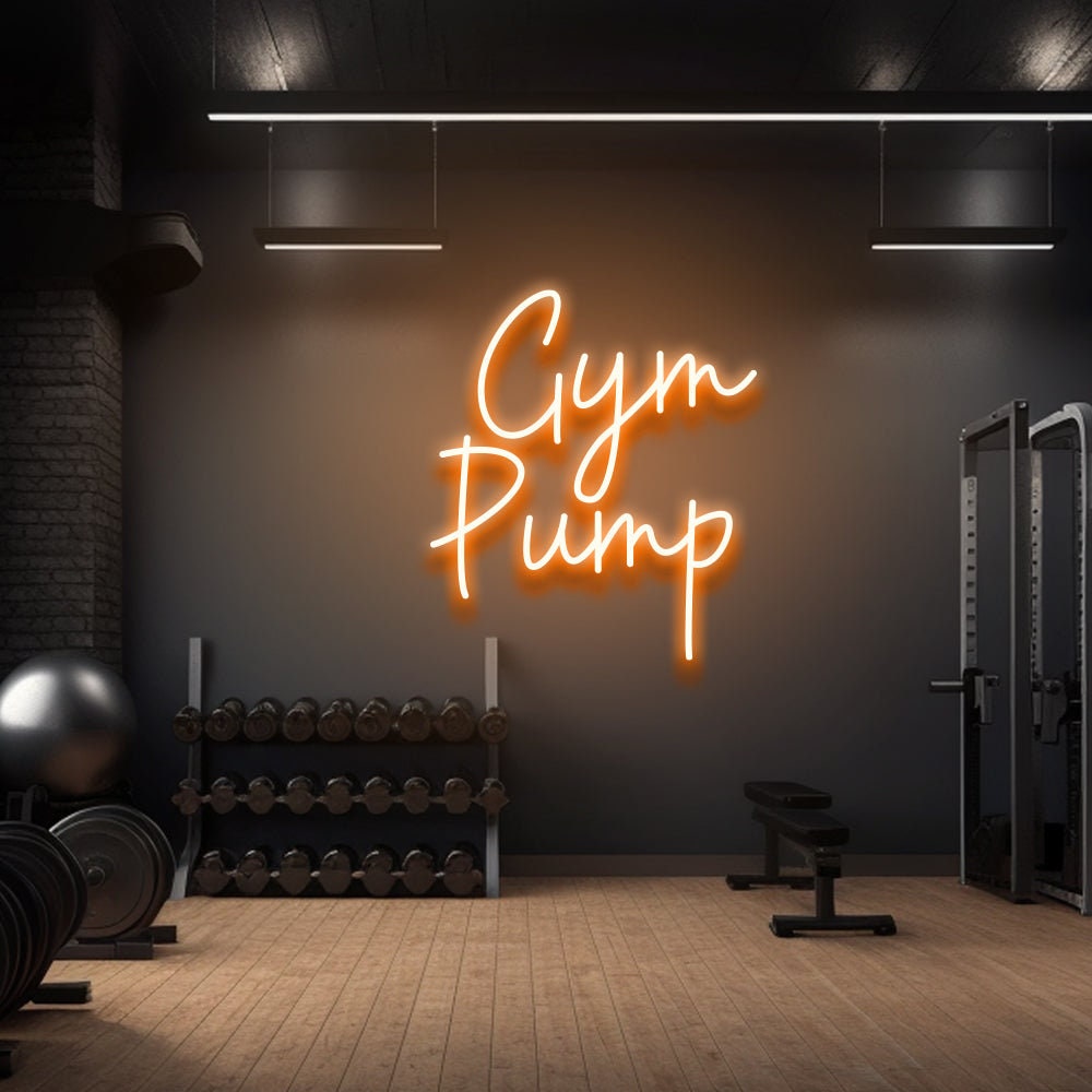 Gym Pump LED Neon Sign - Etsy