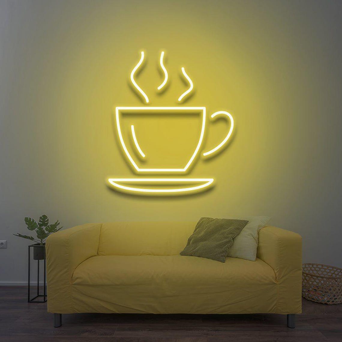Cup - LED Neon Sign - Etsy