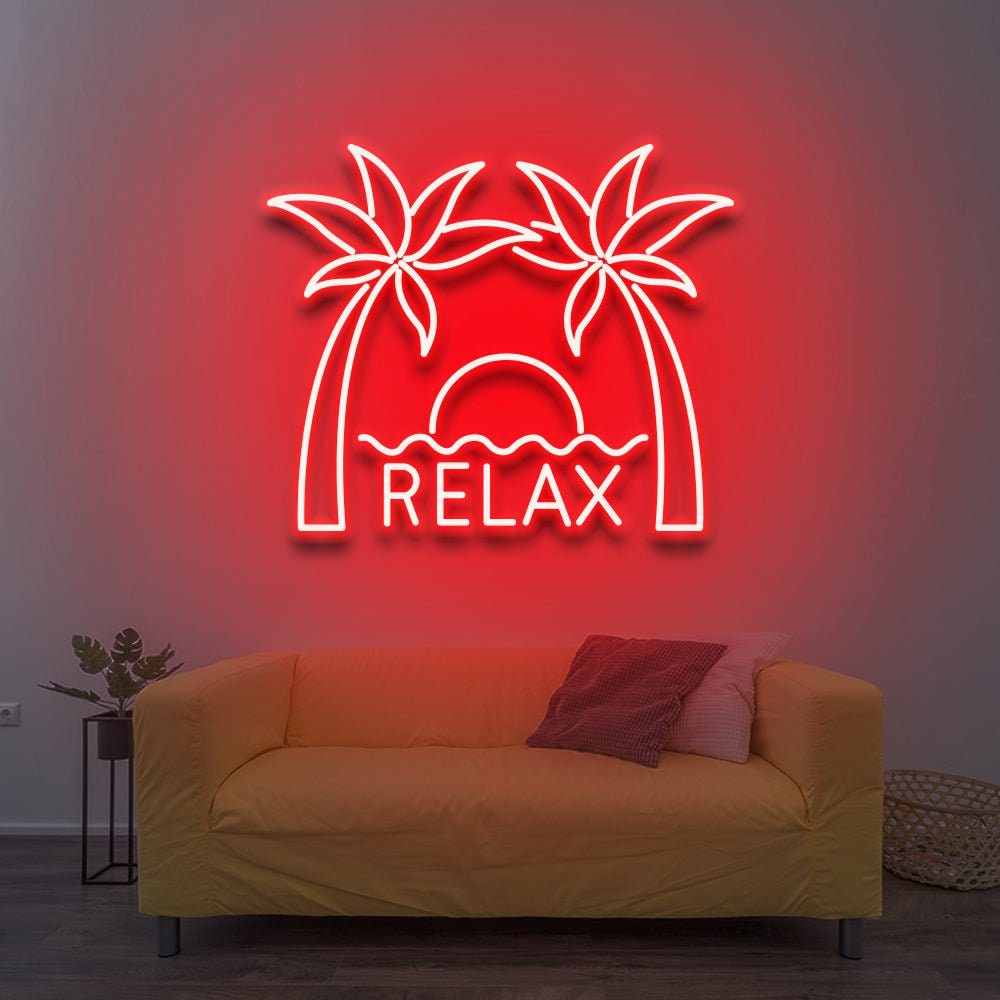 Neon Sign Relax - Etsy