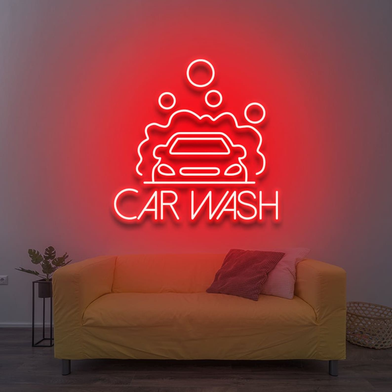 Car Wash LED Neon Sign - Etsy