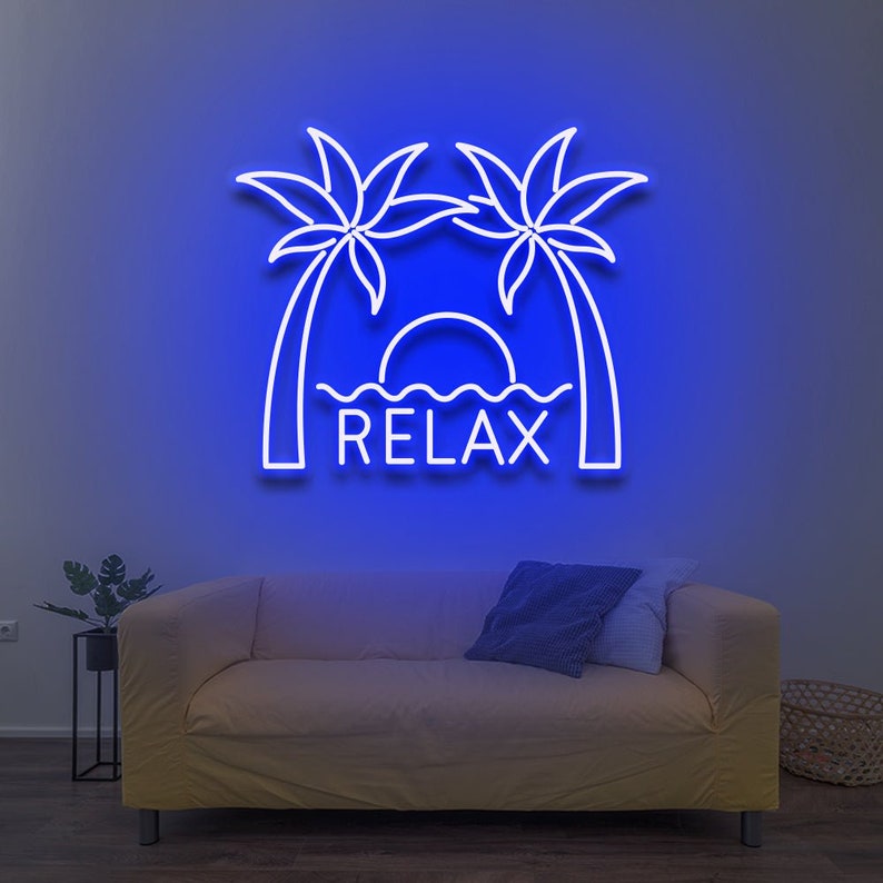 Neon Sign Relax - Etsy