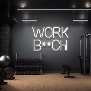 Gym Dumbbell LED Neon Sign - Etsy