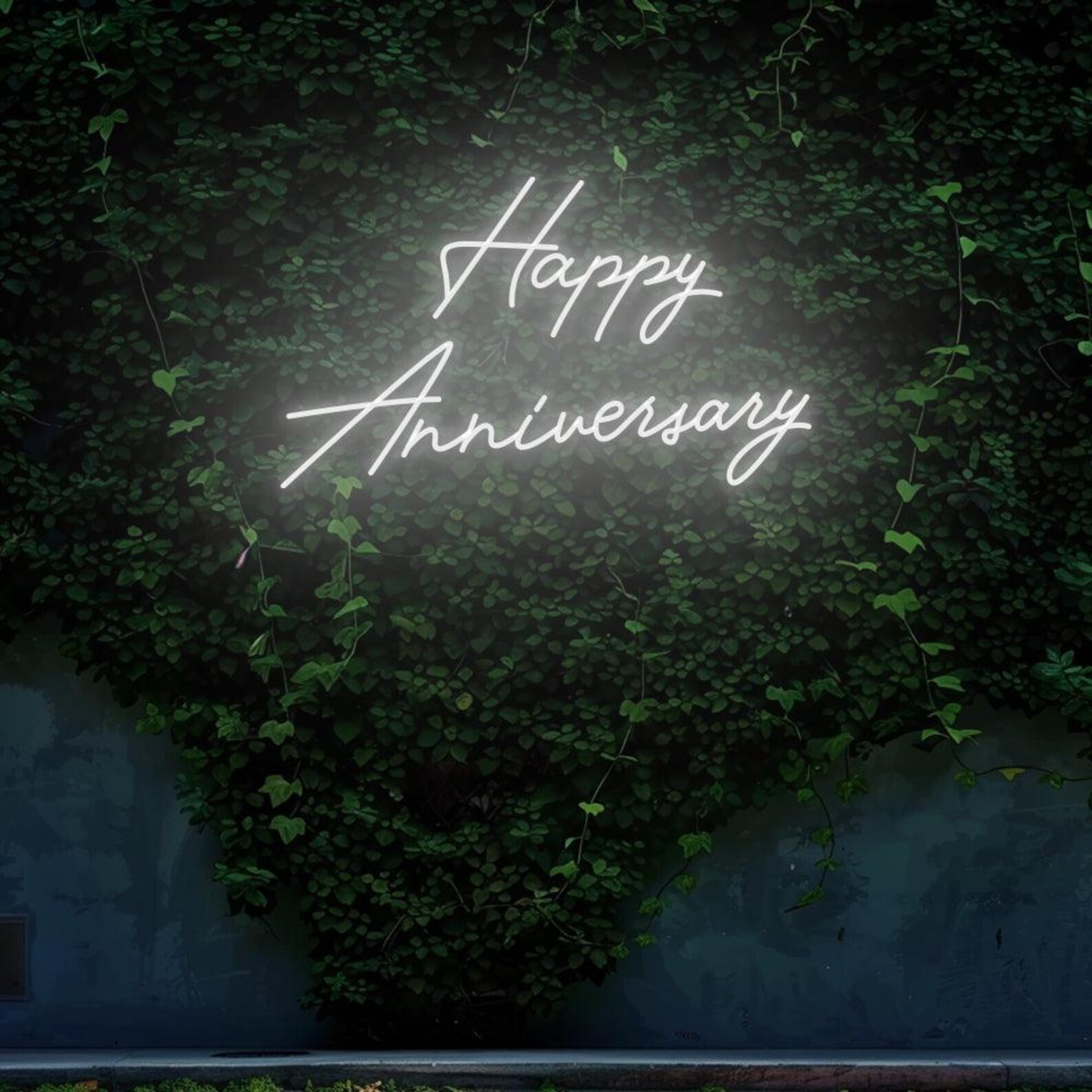 Happy Anniversary - LED Neon Sign - Etsy