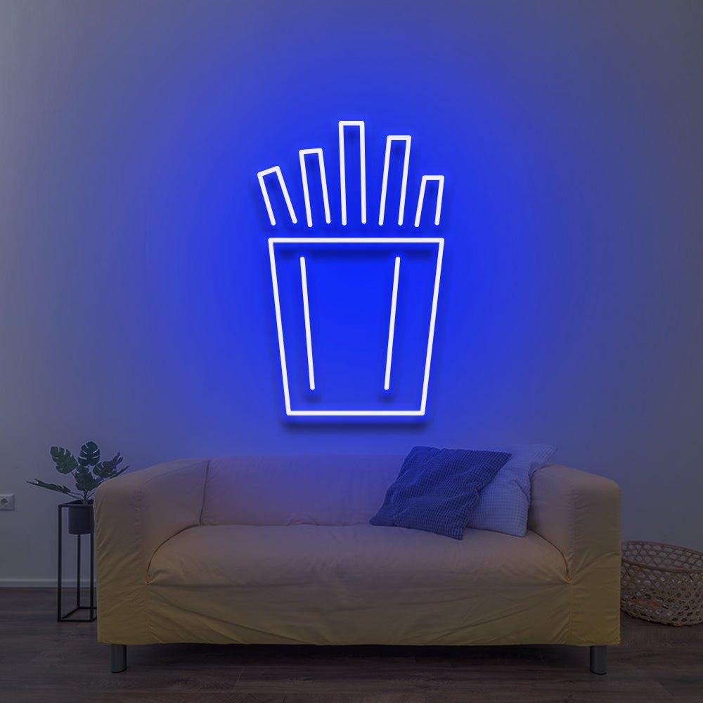 French Fries Led Neon Sign - Etsy