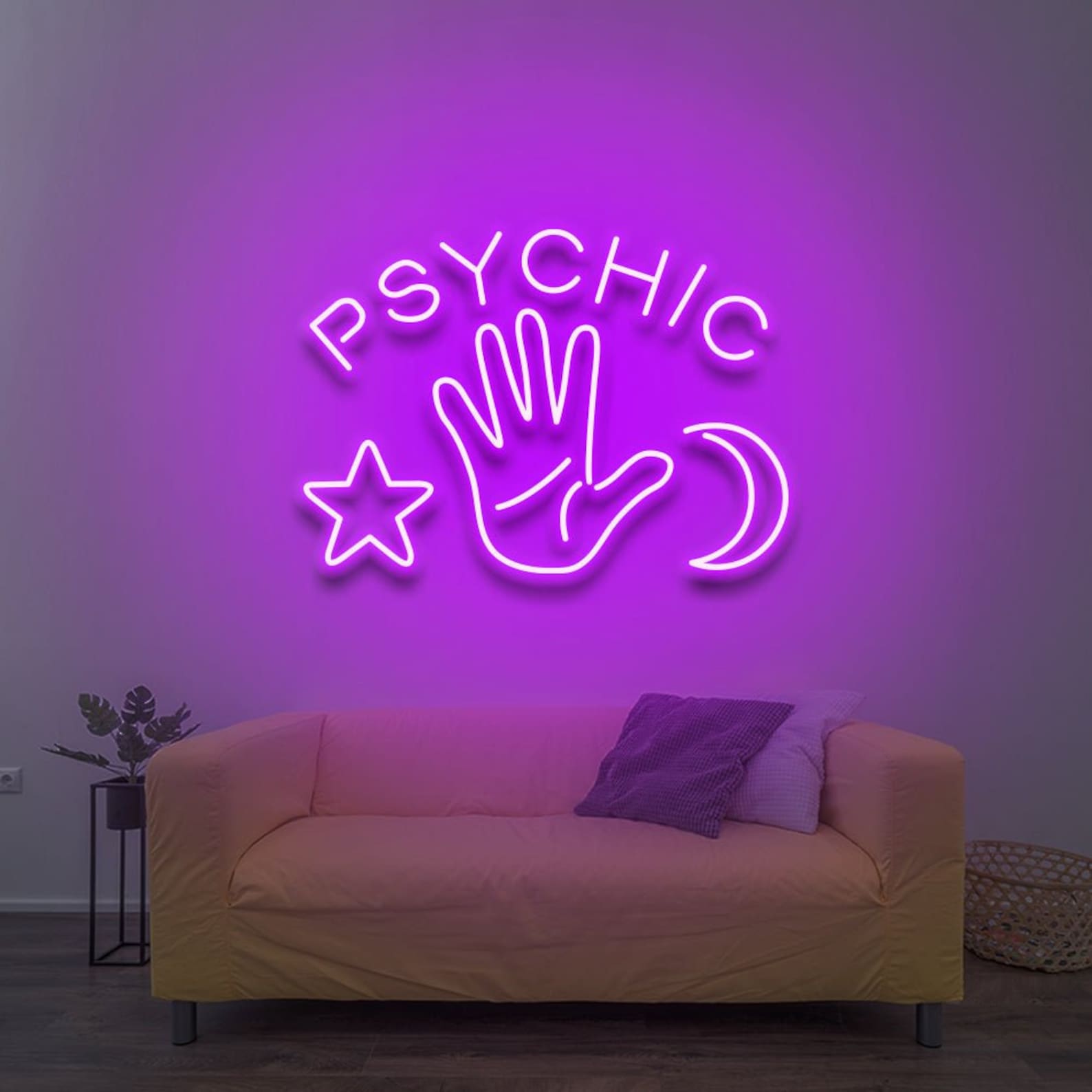 Psychic LED Neon Sign - Etsy