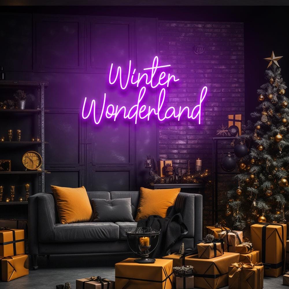 Winter Wonderland - Led Neon Sign - Etsy