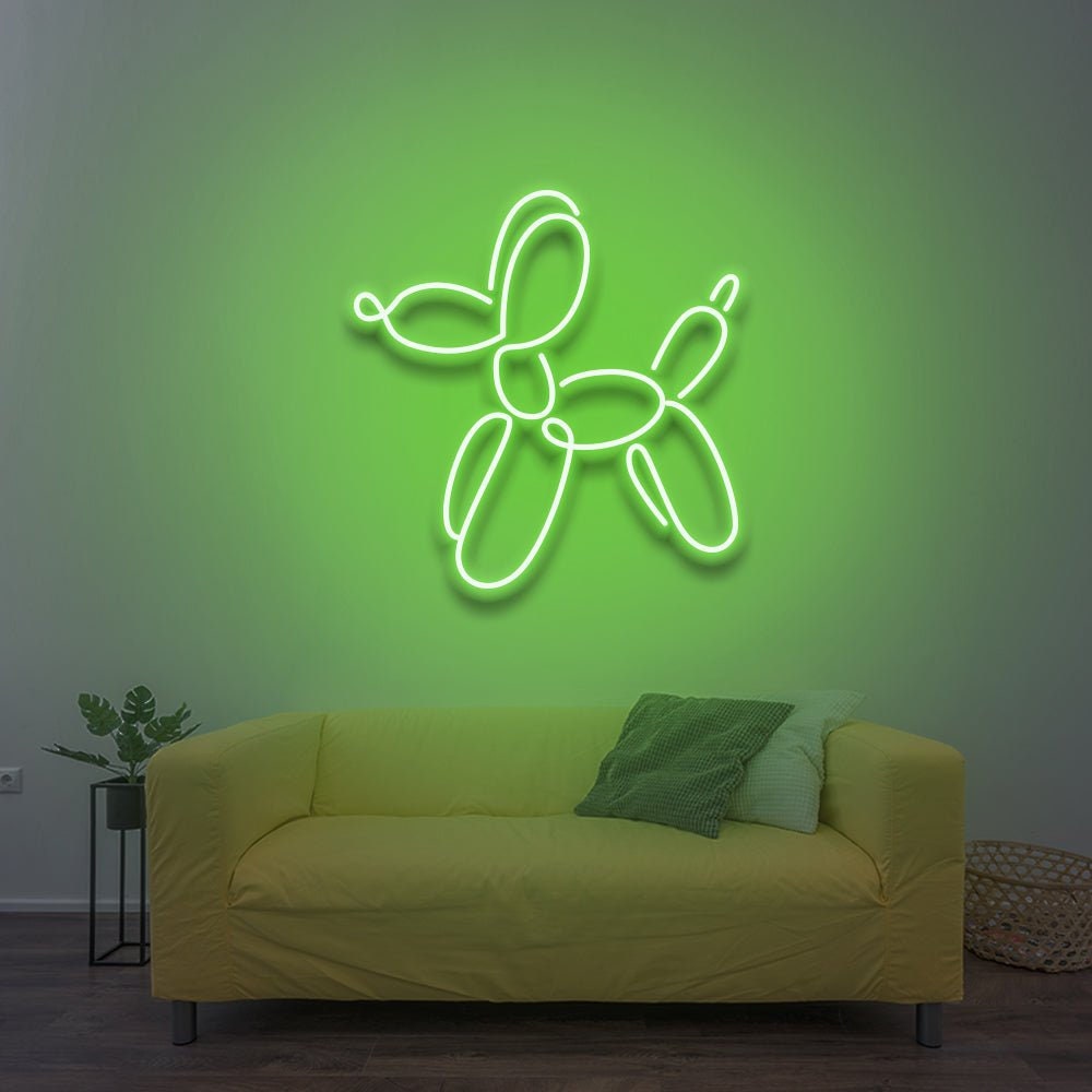 Neon Sign Balloon Dog - Etsy