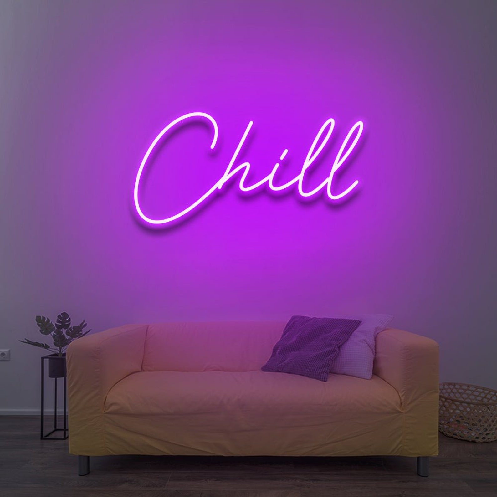 Chill - LED Neon Sign - Etsy