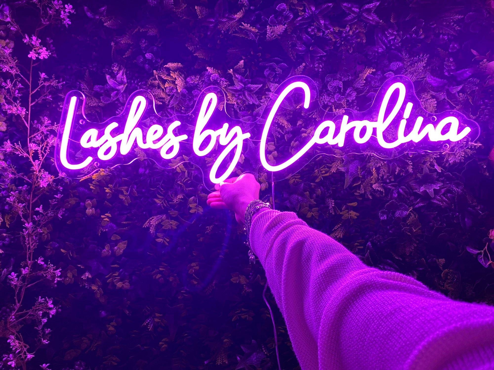 Custom Name Neon Sign Neon Sign Neon LED Light Sign Neon Sign Bedroom ...