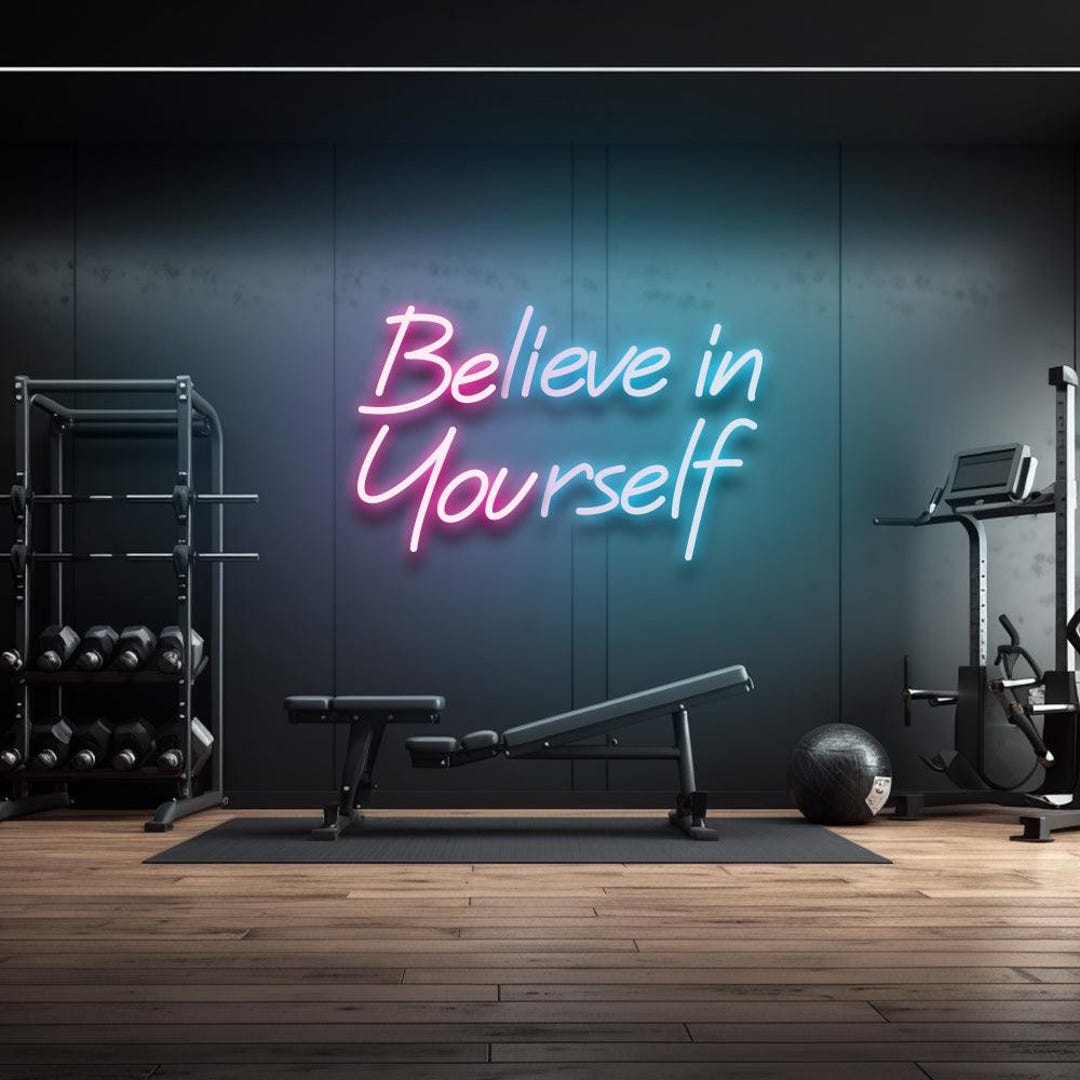 Be You Believe in Yourself - LED Neon Sign - Etsy