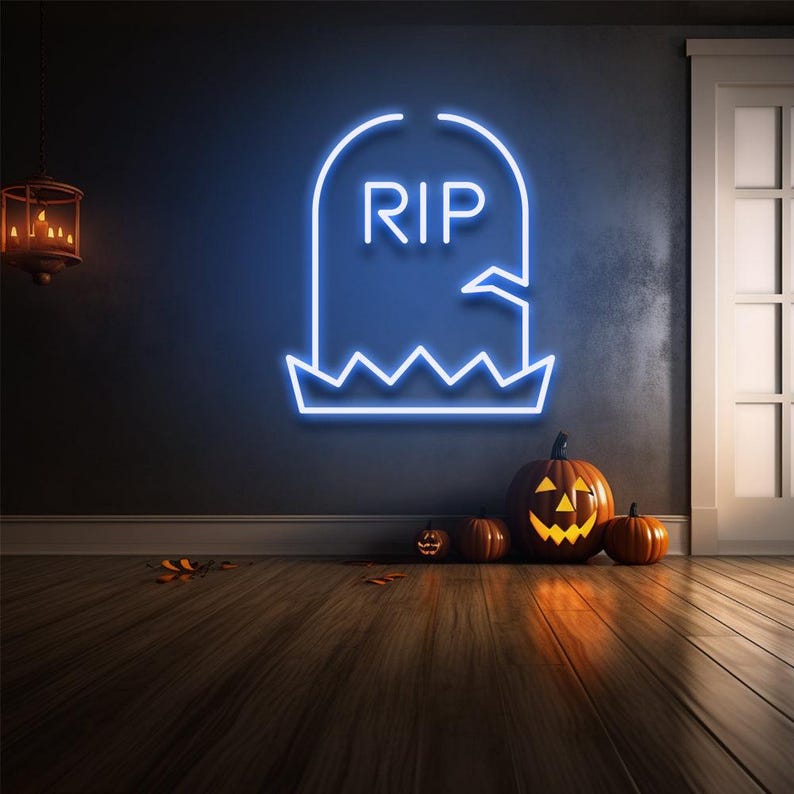 RIP LED Neon Sign - Etsy