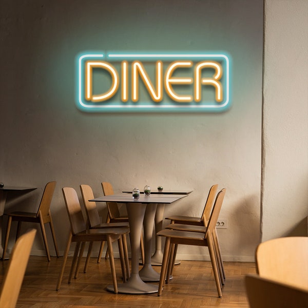 Diner Neon Sign - Etsy