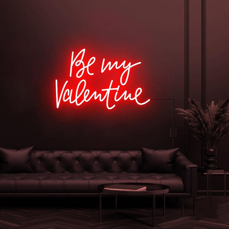 Be My Valentine - Led Neon Sign - Etsy