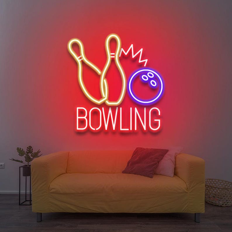 Bowling LED Neon Sign - Etsy
