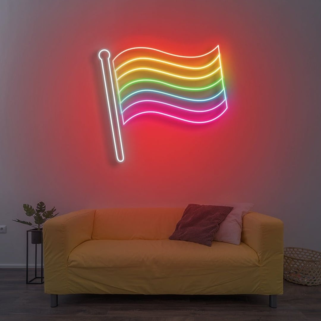 Pride Flag - Neon Sign - Etsy