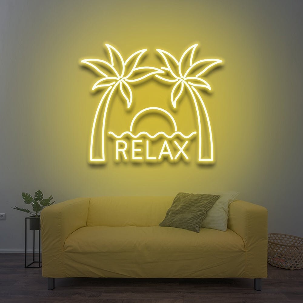 Neon Sign Relax - Etsy