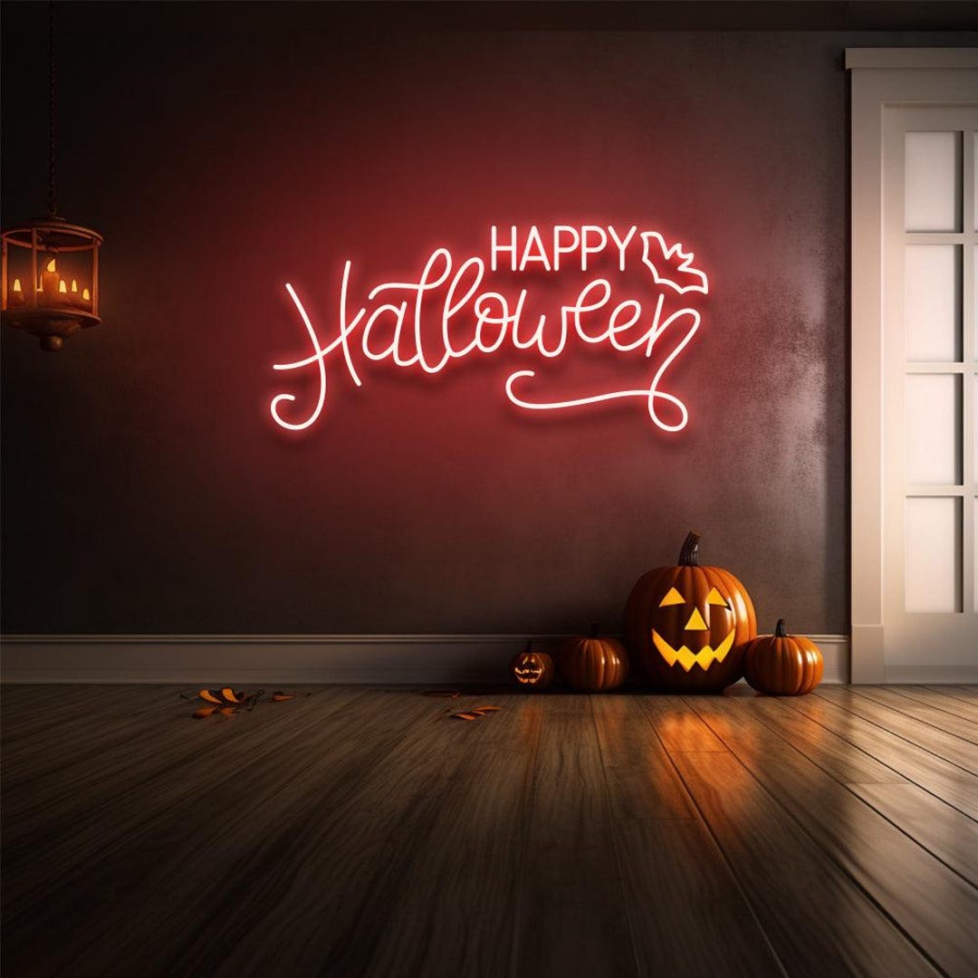 Happy Halloween LED Neon Sign - Etsy