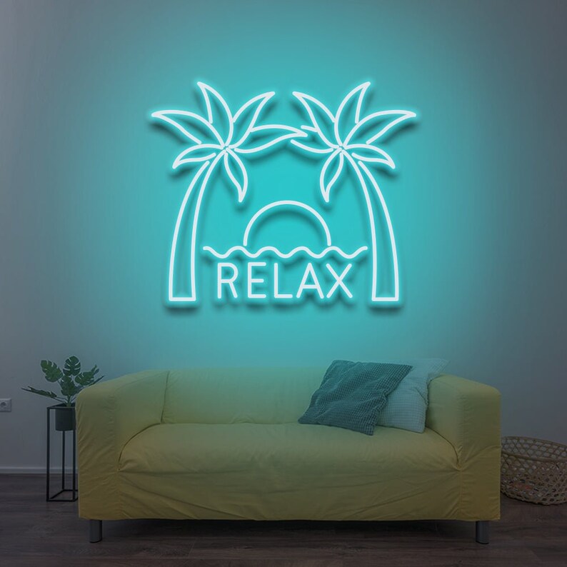 Neon Sign Relax - Etsy
