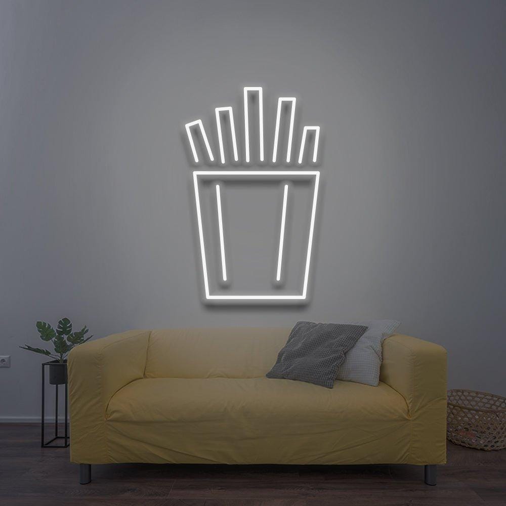 French Fries Led Neon Sign - Etsy