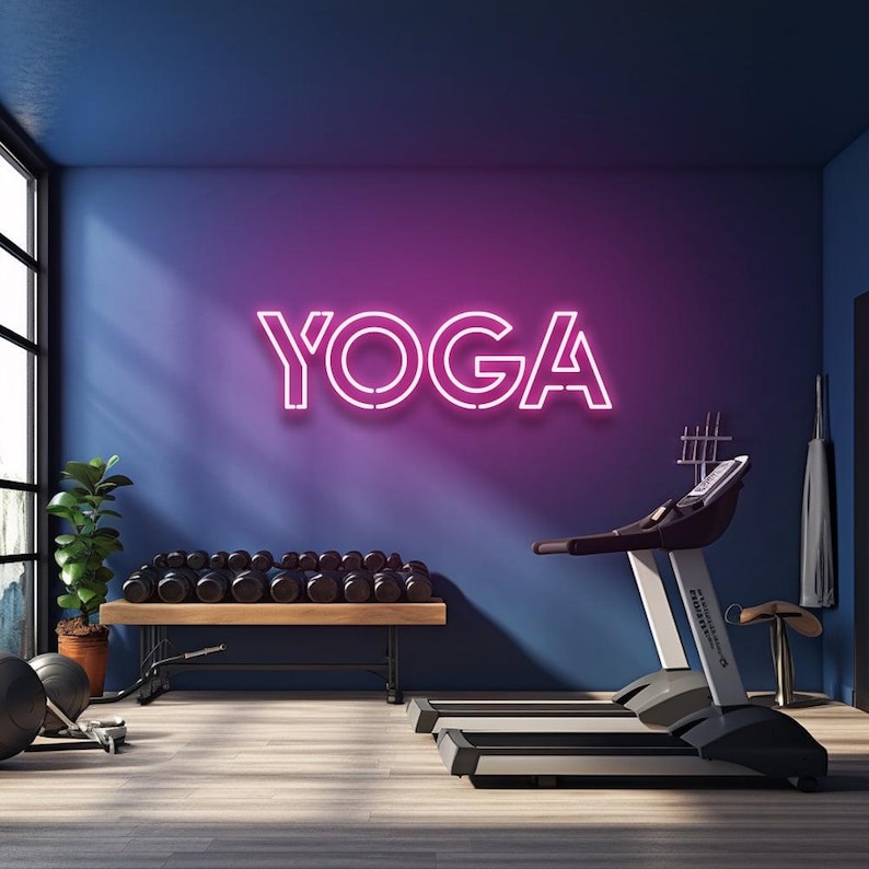 Yoga LED Neon Sign - Etsy