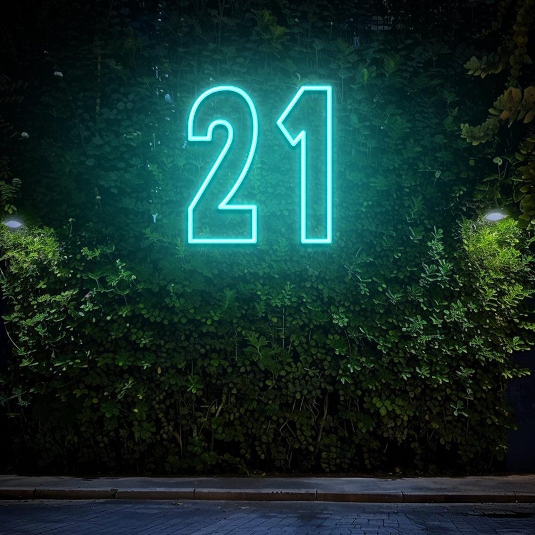 21 - LED Neon Sign - Etsy