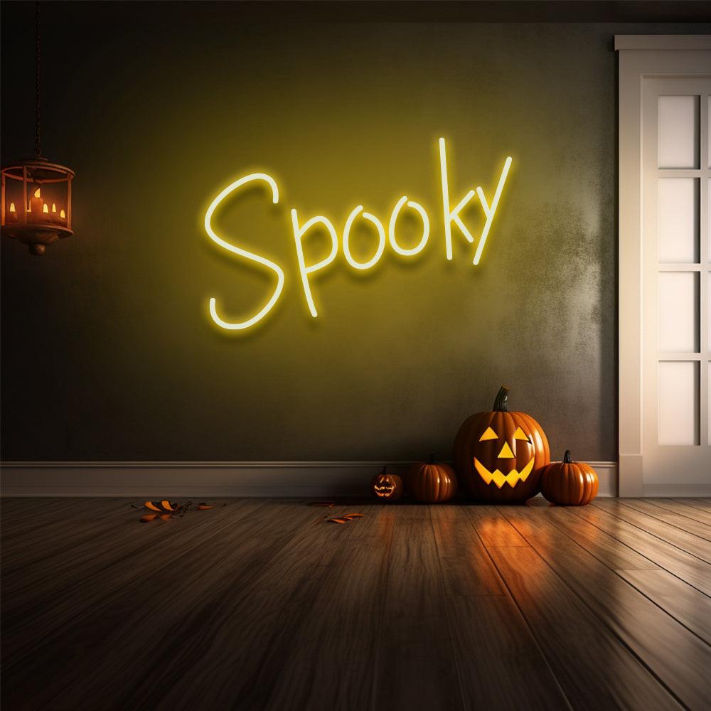 Spooky LED Neon Sign - Etsy