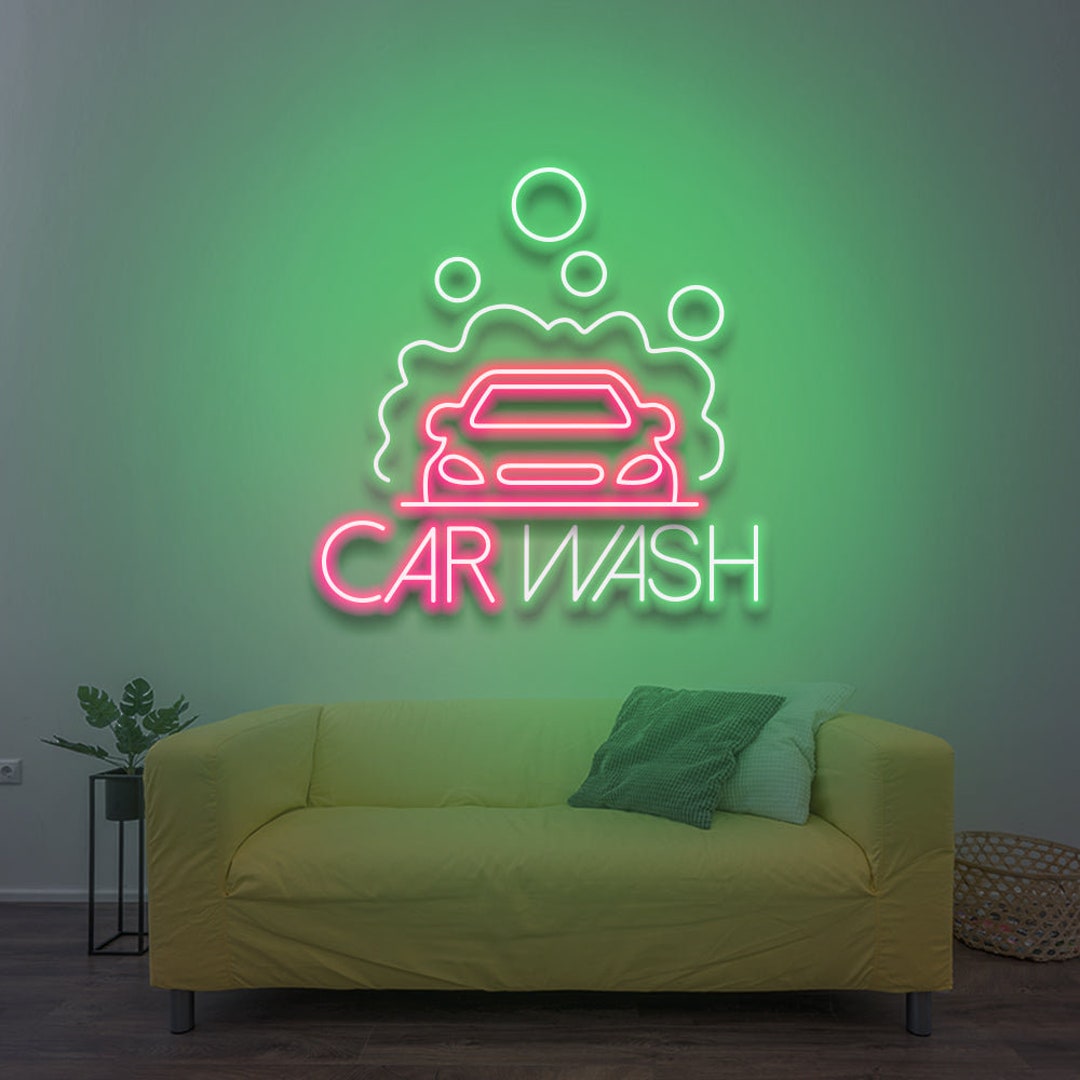 Car Wash - LED Neon Sign - Etsy