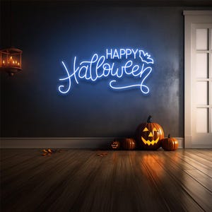 Happy Halloween LED Neon Sign - Etsy