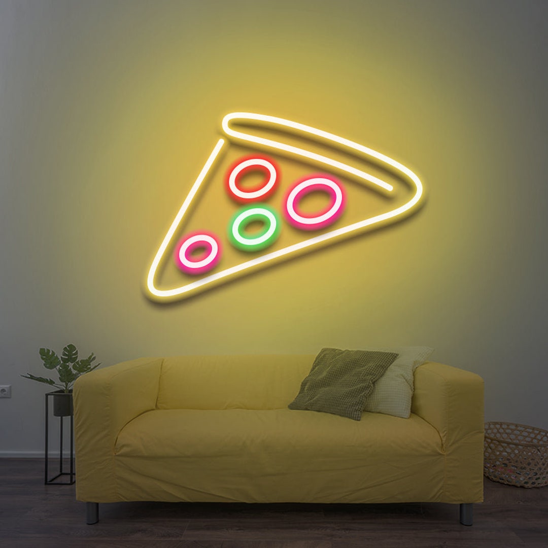Pizza Slice - LED Neon Sign - Etsy