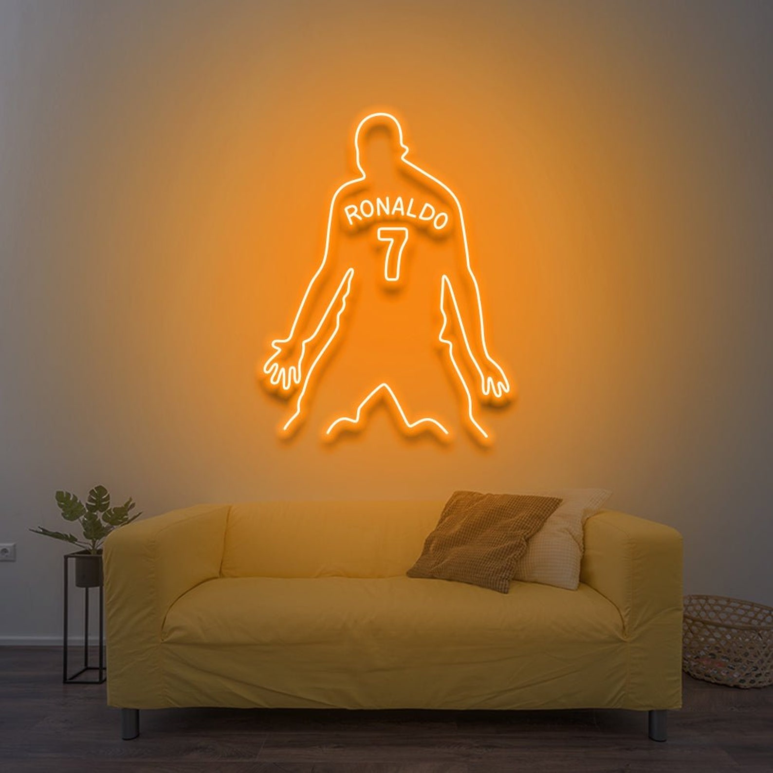 Neon Sign CR7 - Etsy