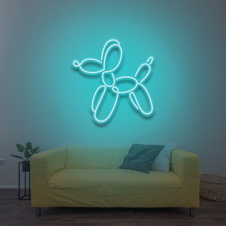 Neon Sign Balloon Dog - Etsy
