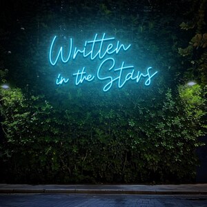 Written in the Stars - LED Neon Sign - Etsy
