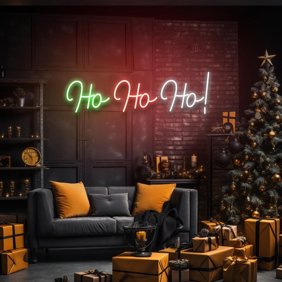 Ho Ho Ho - Led Neon Sign - Etsy
