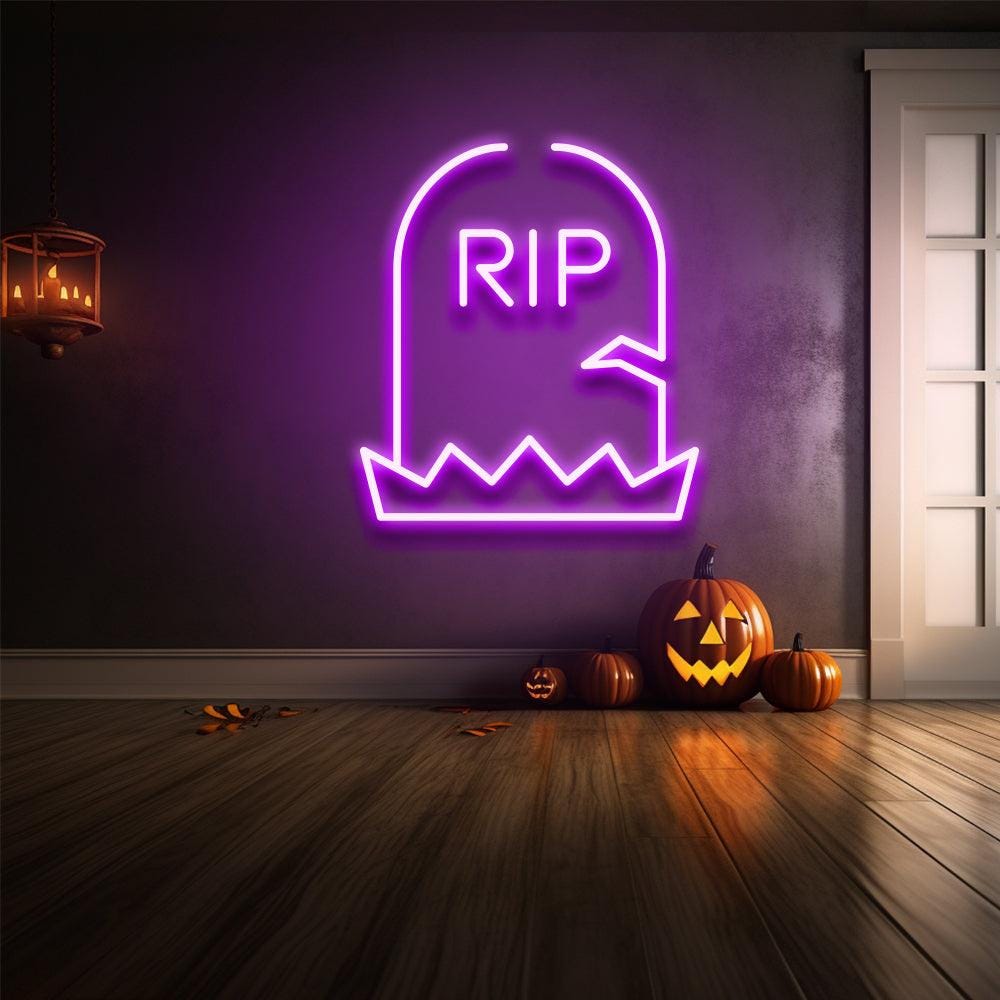 RIP LED Neon Sign - Etsy