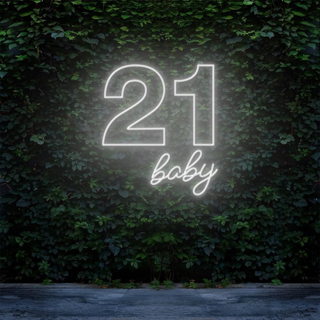 21 Baby - LED Neon Sign - Etsy