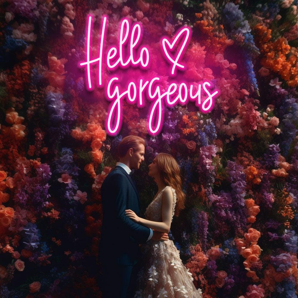 Hello Gorgeous Led Neon Sign - Etsy