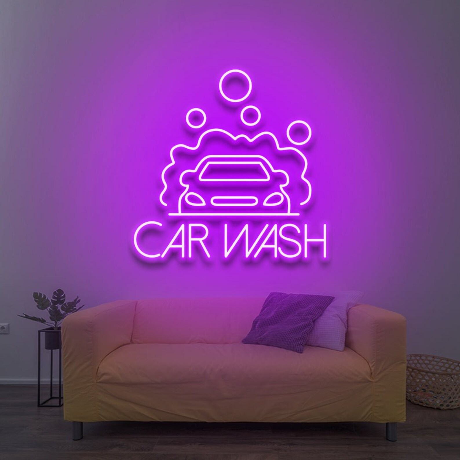 Car Wash LED Neon Sign - Etsy