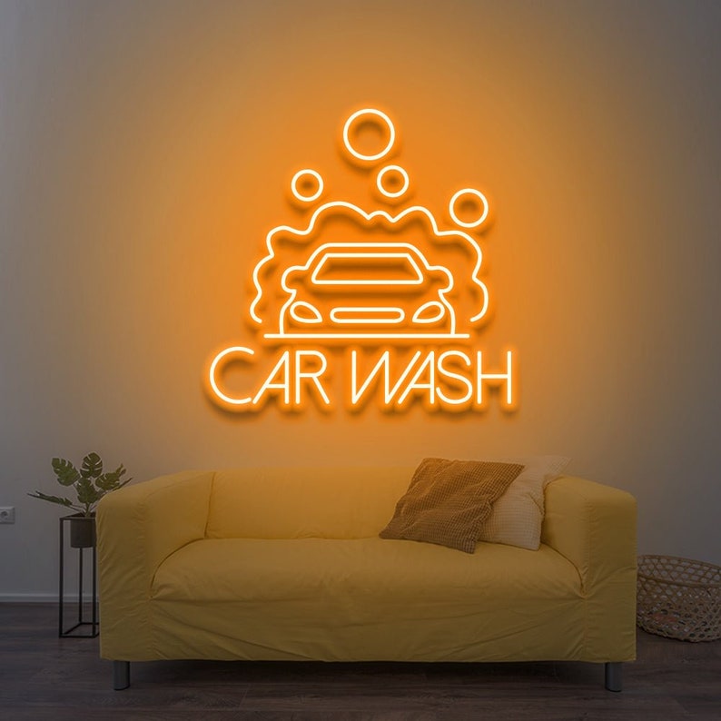 Car Wash LED Neon Sign - Etsy