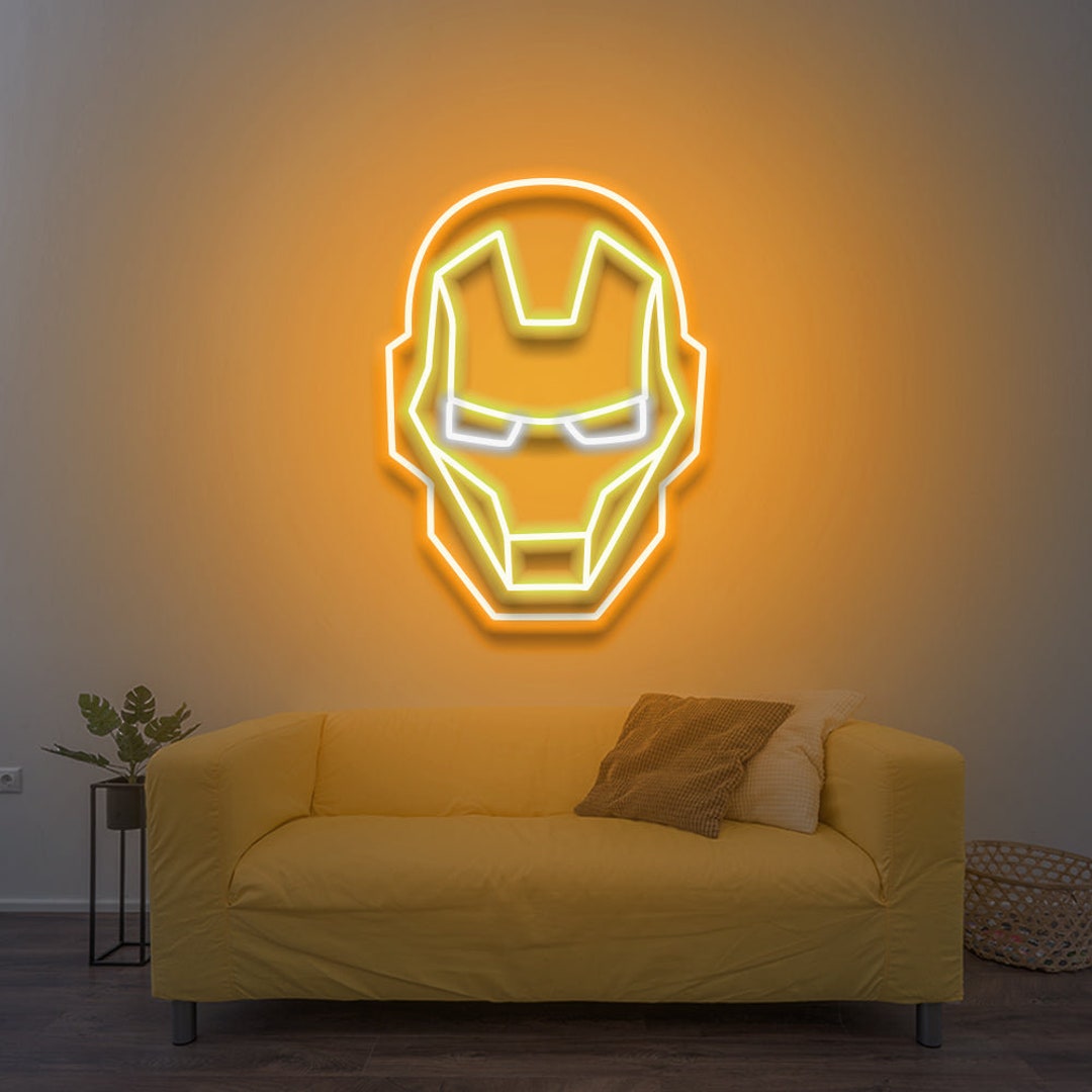 Neon Sign Superhero - Etsy